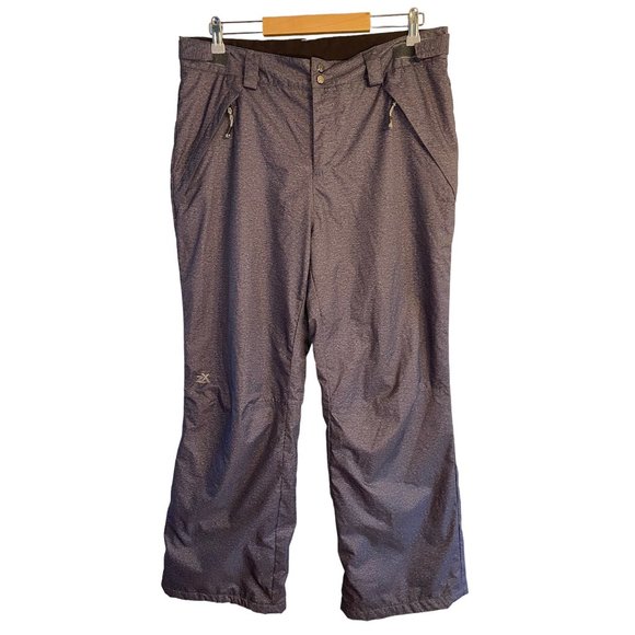 ZeroXposur | Pants | Zeroxposur Mens Fleece Lined Gray Snow Pants Large ...